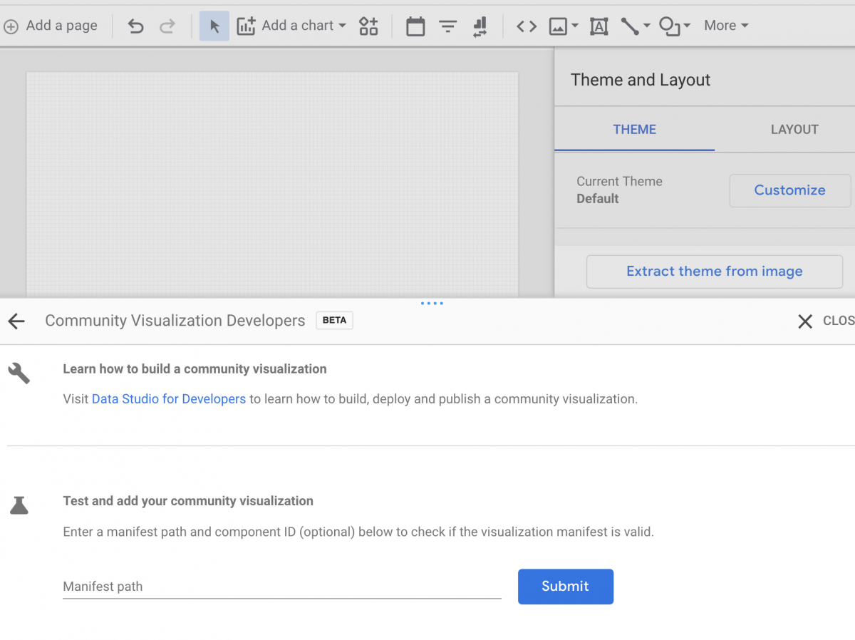 Community Visualizations in Google Data Studio: Javascript e CSS